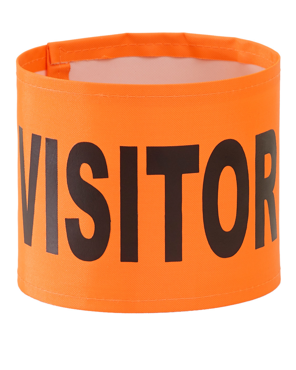 Custom Printed - ID Arm Band Enhanced Visibility Hi Vis - Orange ...