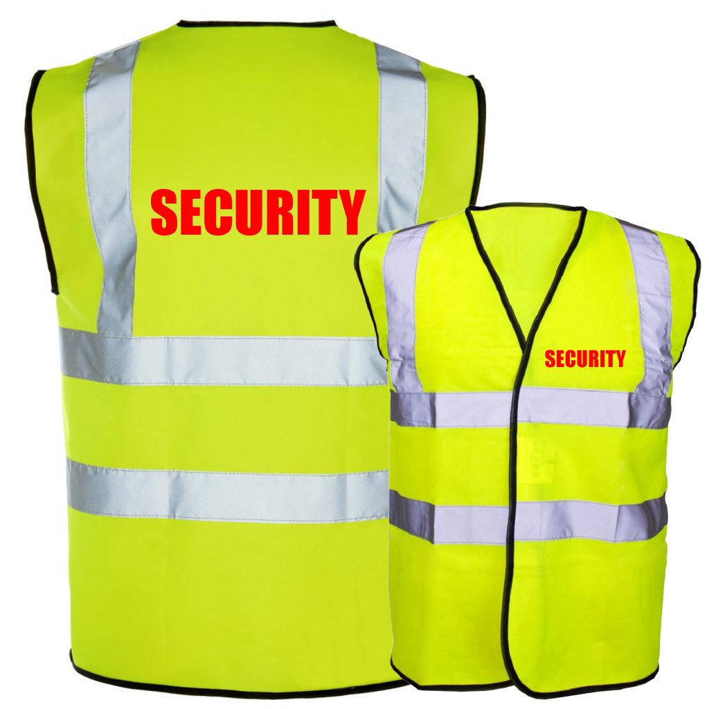 Fire Marshal & First Aider Printed on Hi Vis Safety Vest / High Viz ...