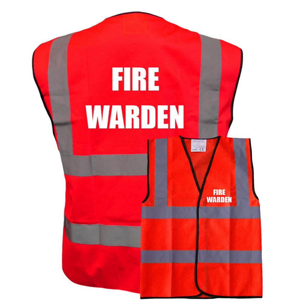 Fire Warden Hi Vis Waterproof Standard Padded Bomber Jacket EN 343 ...