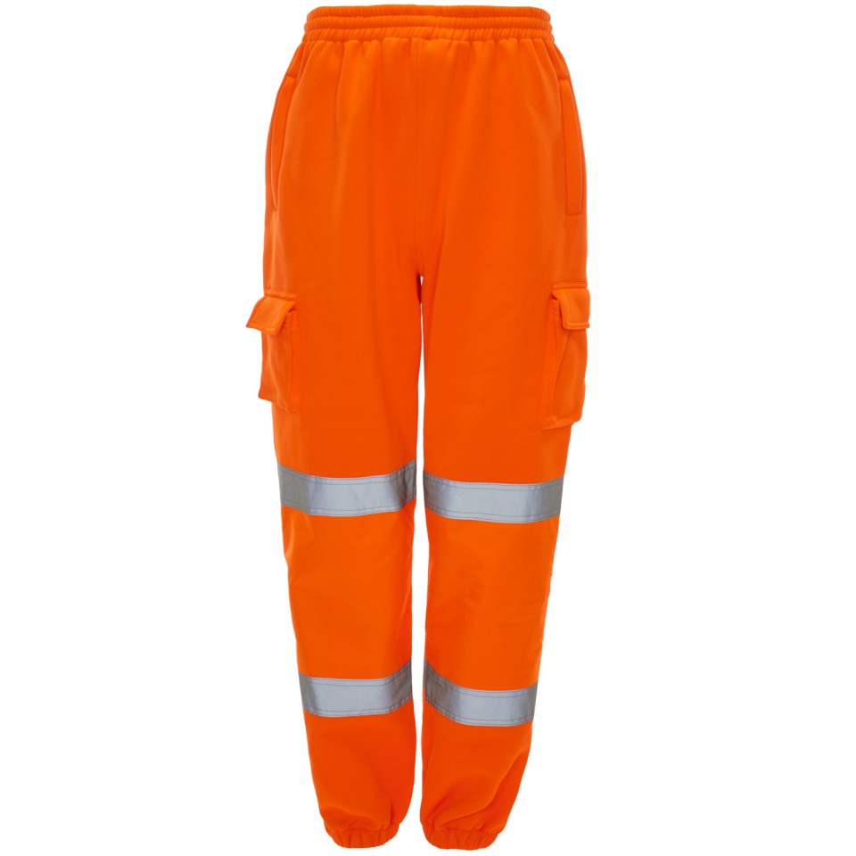 Hi Vis Orange Jogging Bottoms Railway GORT 3279 Plain - Simply Hi Vis ...