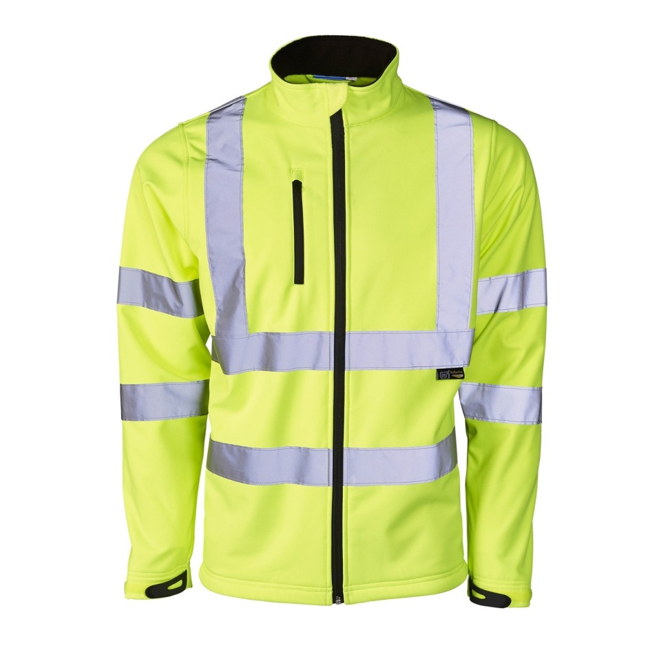 Hi Vis Orange Soft Shell Jacket EN ISO 20471 Class 3 - Simply Hi Vis ...