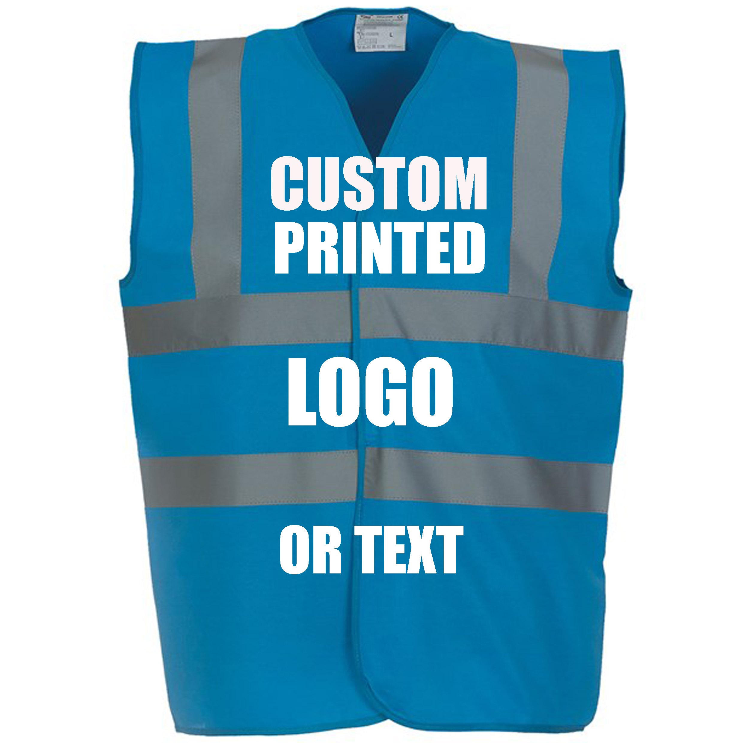 Sapphire Blue Multi Pocket Executive Hi Vis Coloured Waistcoats ...