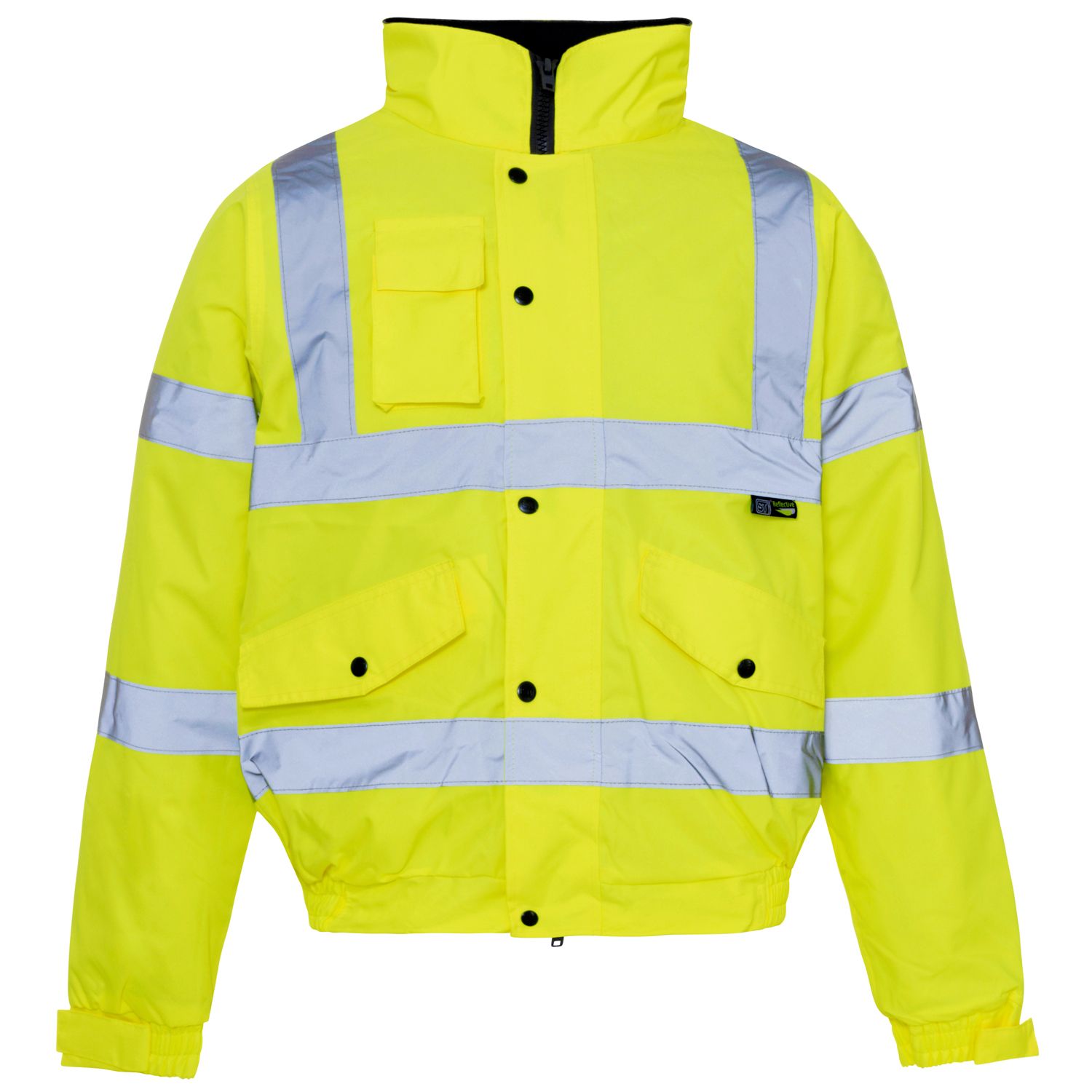 Hi Vis Waterproof Bomber Jacket Yellow EN471 & Orange ( GO/RT 3279 ...