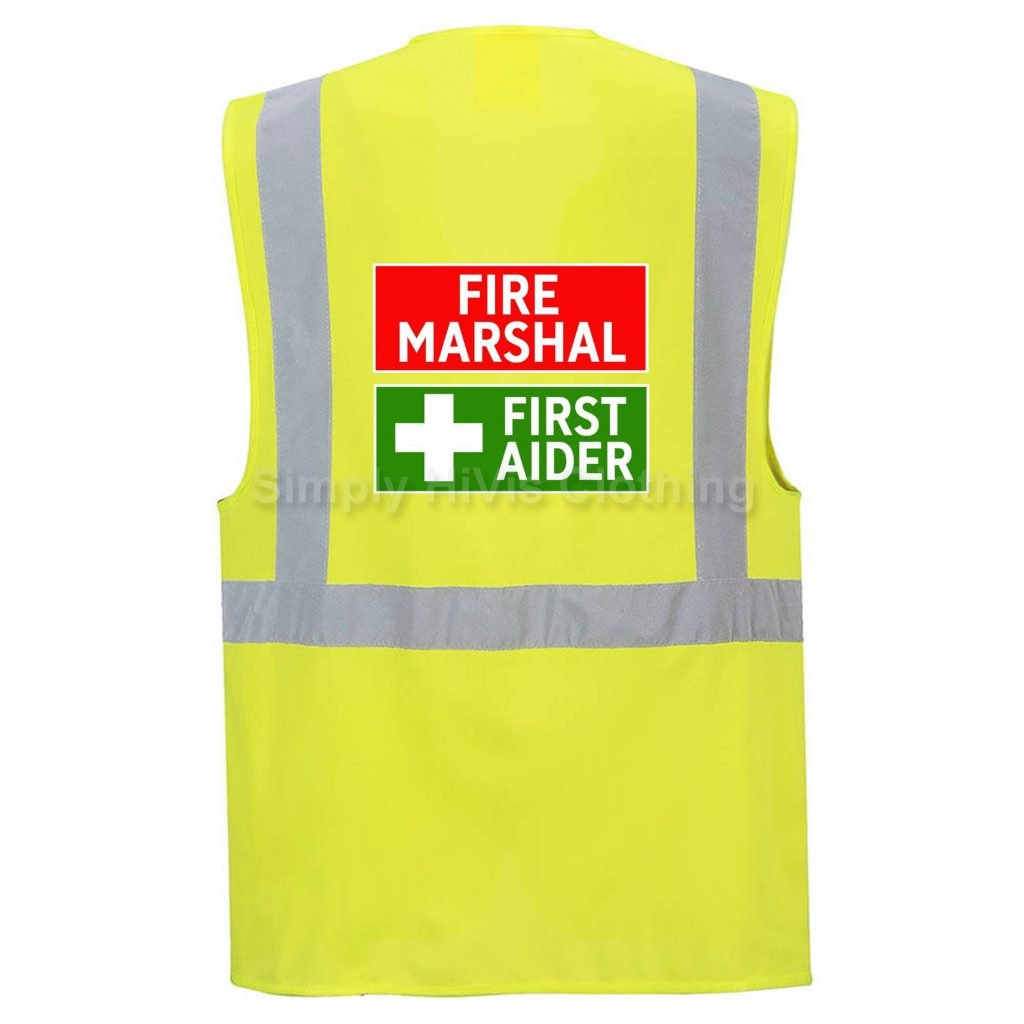 Fire Marshal Hi Vis Waterproof Standard Parka / Traffic Coat - Simply ...