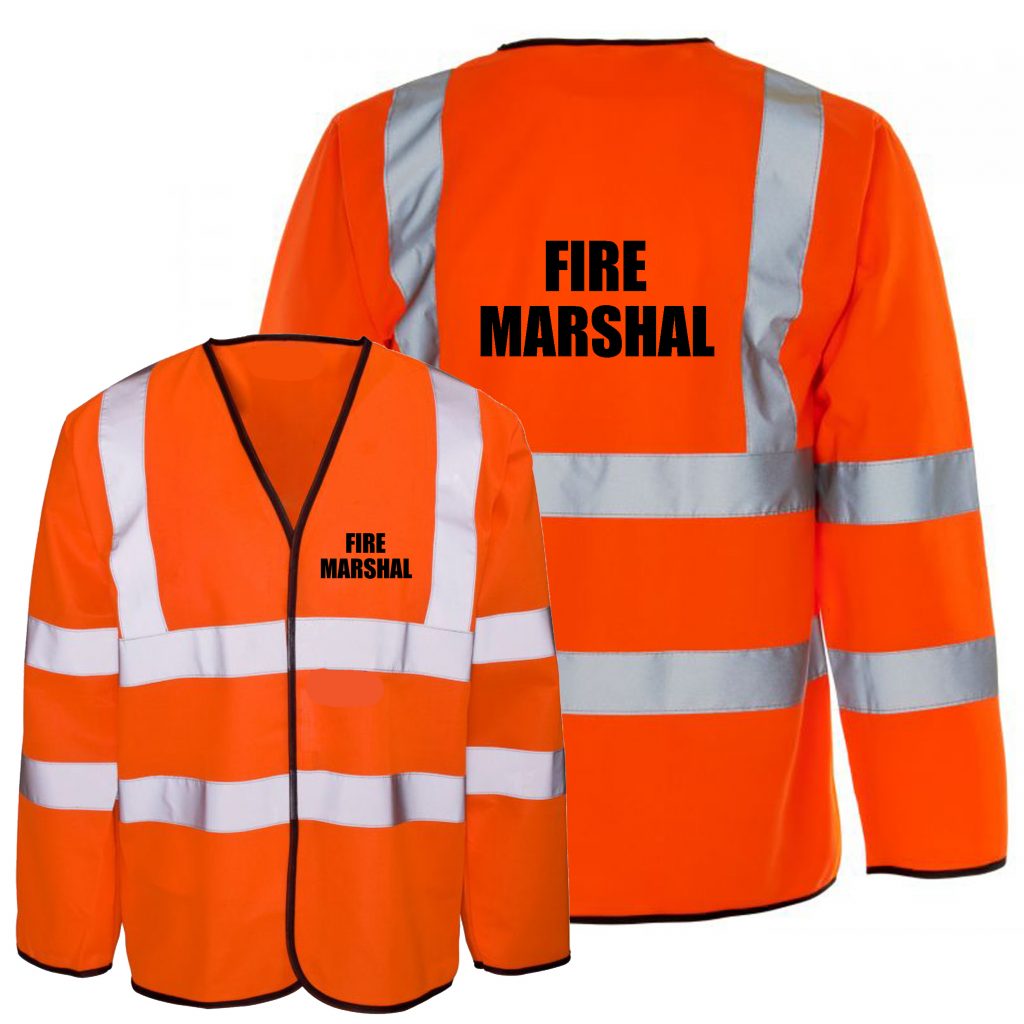 Fire Marshal Hi Vis Waterproof Standard Parka / Traffic Coat - Simply ...